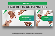 Business Facebook Ad Banners, a Social Media Template by UNIK Agency
