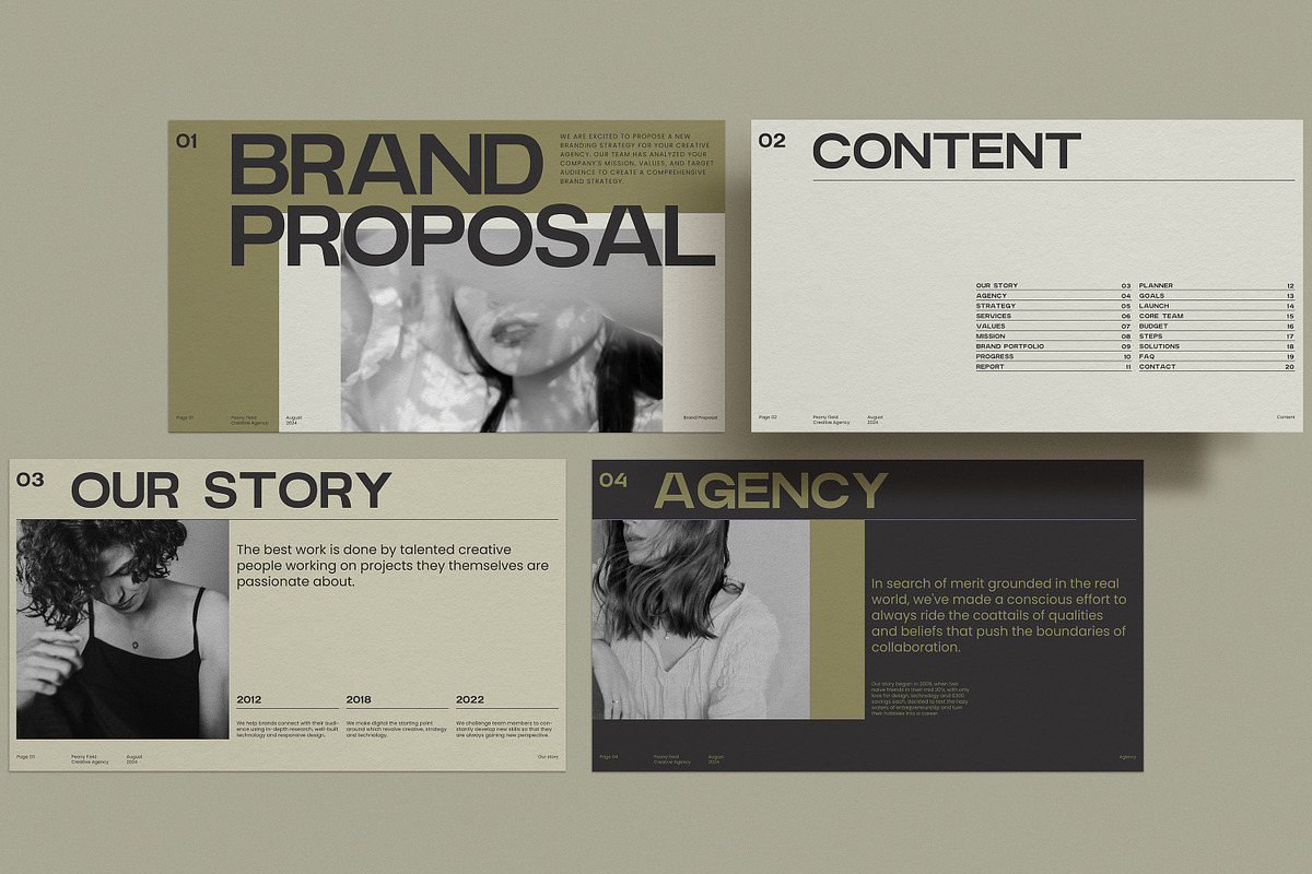 Presentation Template | Brand Identity
