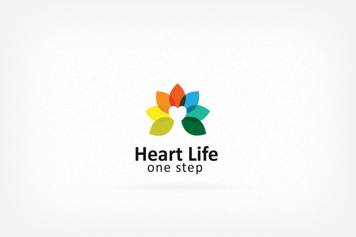 Life Heart Logo, a Branding & Logo Template by NasirGrfx