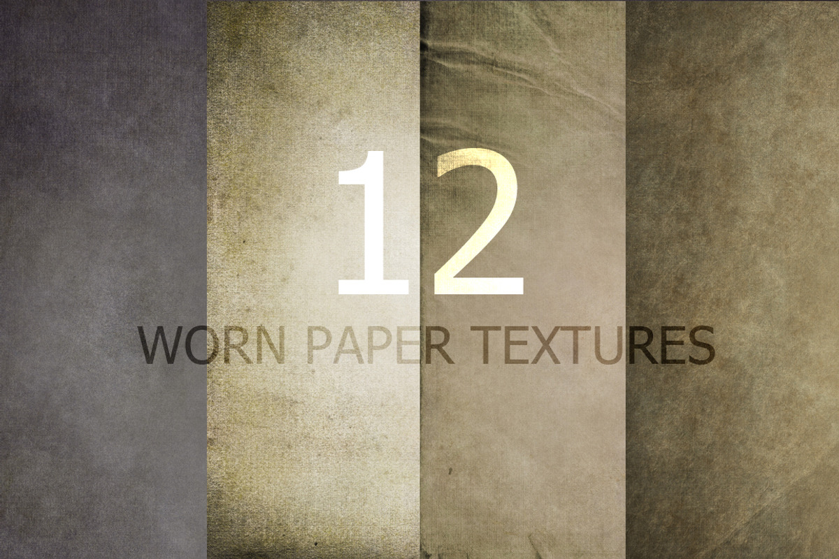 12 worn paper textures, a Texture Graphic by VL Shop | Creative Market