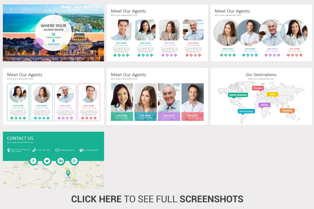 Travel Agency PowerPoint Template, a Presentation Template by SlideSalad