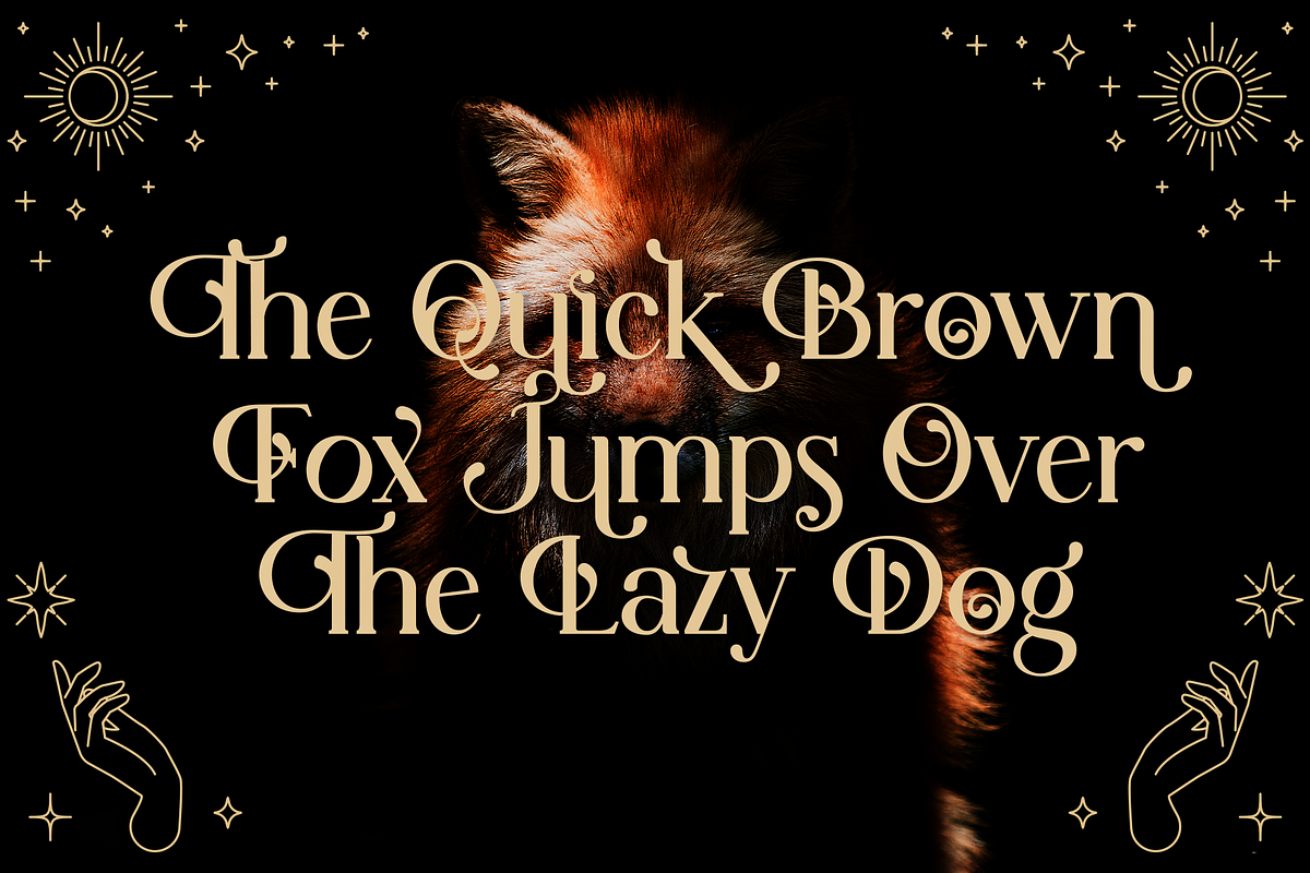 Magical Horison / Fantasy Font, a Serif Font by BearyType Studio