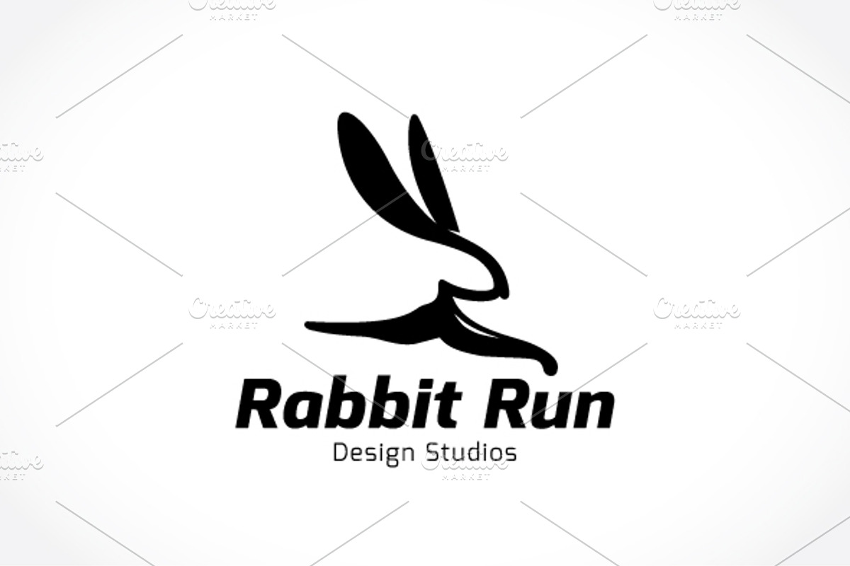 Rabbit Run, a Branding & Logo Template by Vectorwins Premium Shop