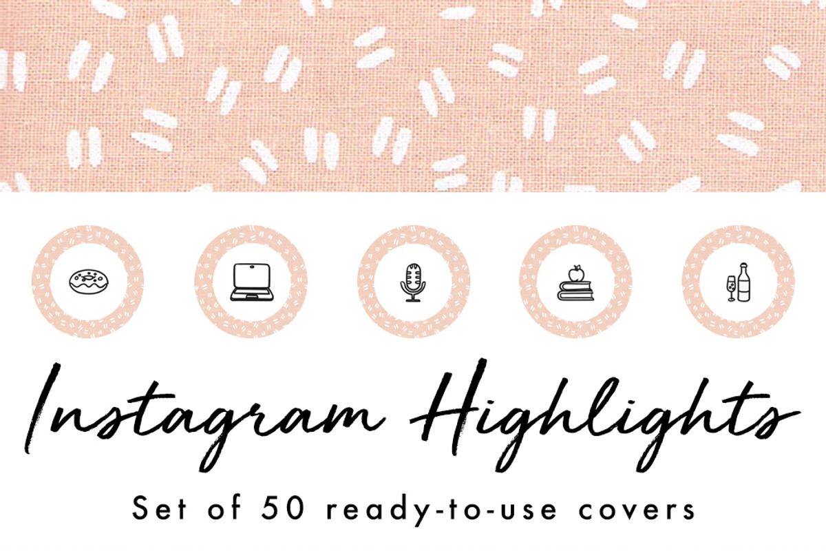 50 Instagram Story Highlight Covers, a Social Media Template by The ...