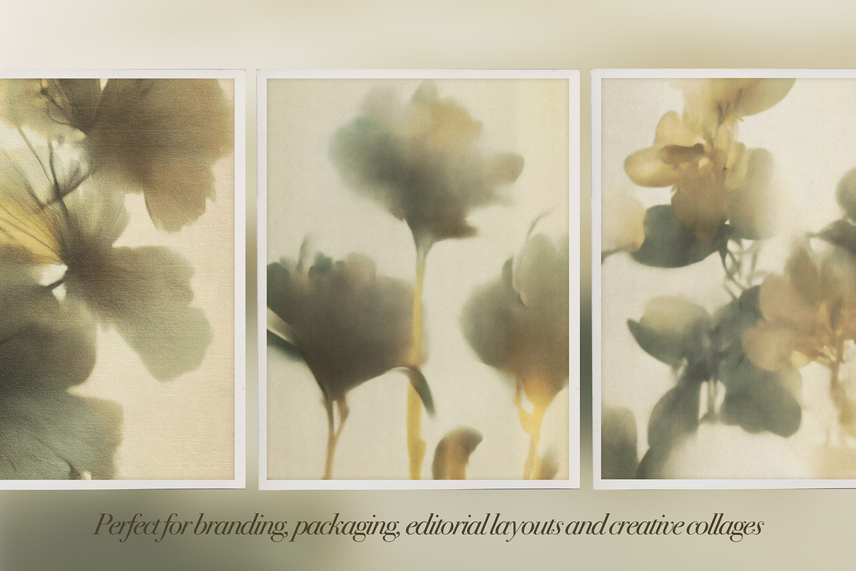 Faded Garden Soft Floral Backgrounds, a Background Graphic by ...