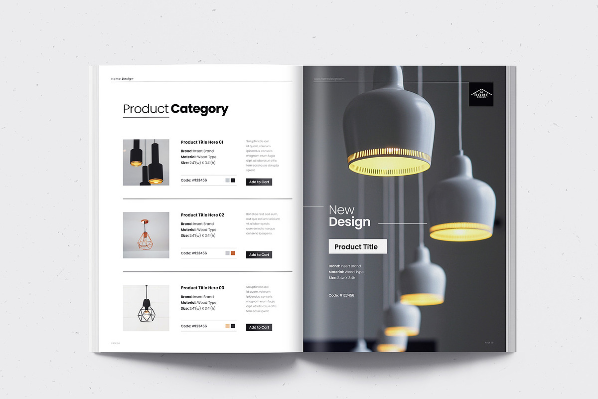 Product Catalog | Docx, Indd, a Magazine Template by Creativity-Design