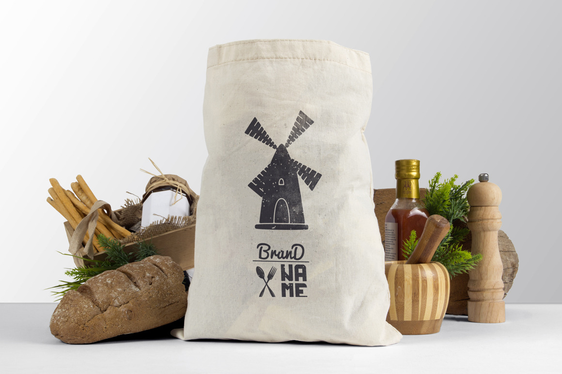 4 Wheat/Flour Logos | Branding & Logo Templates ~ Creative Market