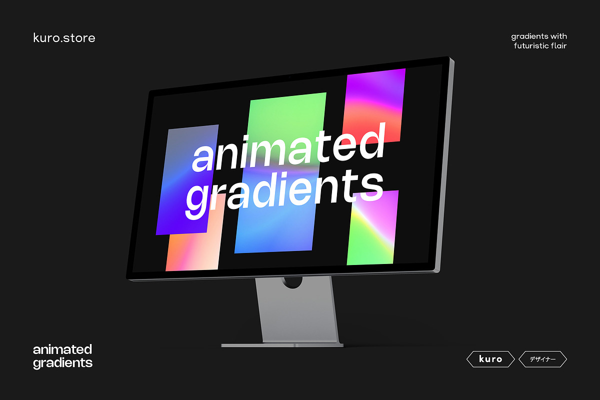 Chroma Motion Animated Gradients, a Texture Graphic by kuro | Creative ...