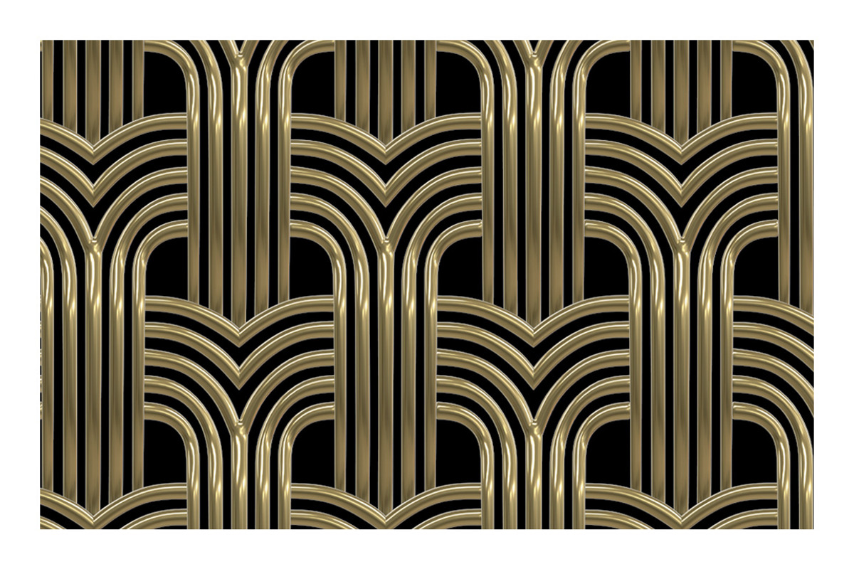 3D Art Deco Patterns for Photoshop, a Pattern Graphic by DesignerCandies