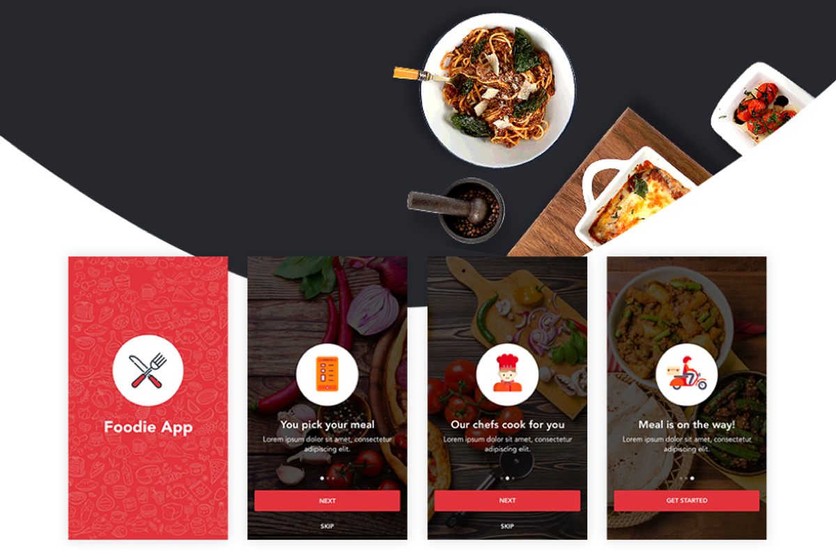 5 Multi Categories Mobile App UI KIT, an UI Kit Template by imvj