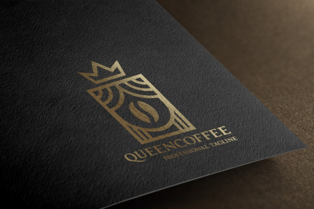 Queen Coffee Logo, a Branding & Logo Template by Design_Planet