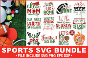 Sports SVG Bundle, a Graphic by crafthome