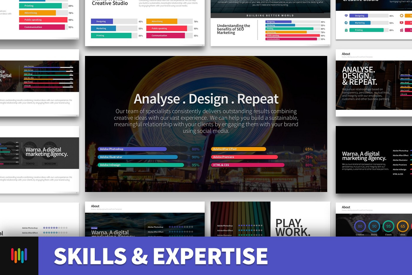 Skills & Expertise PowerPoint Template