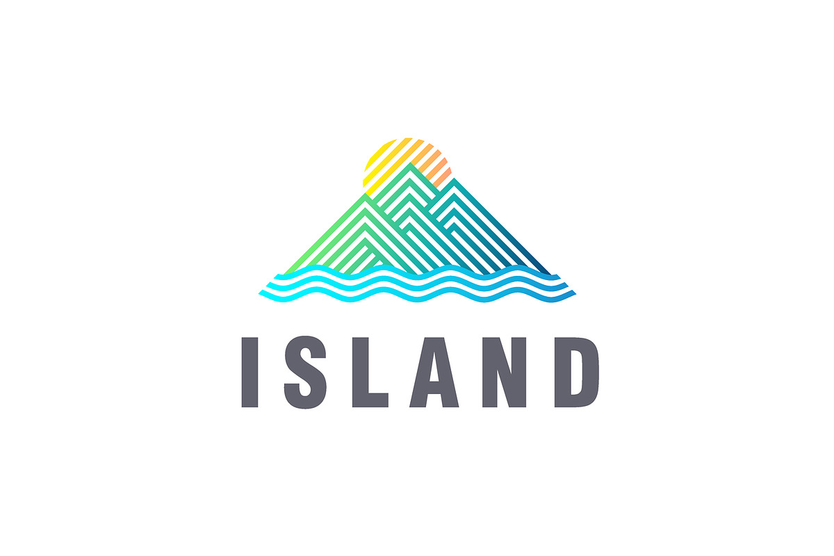 Island Logo, a Branding & Logo Template by IKarGraphics