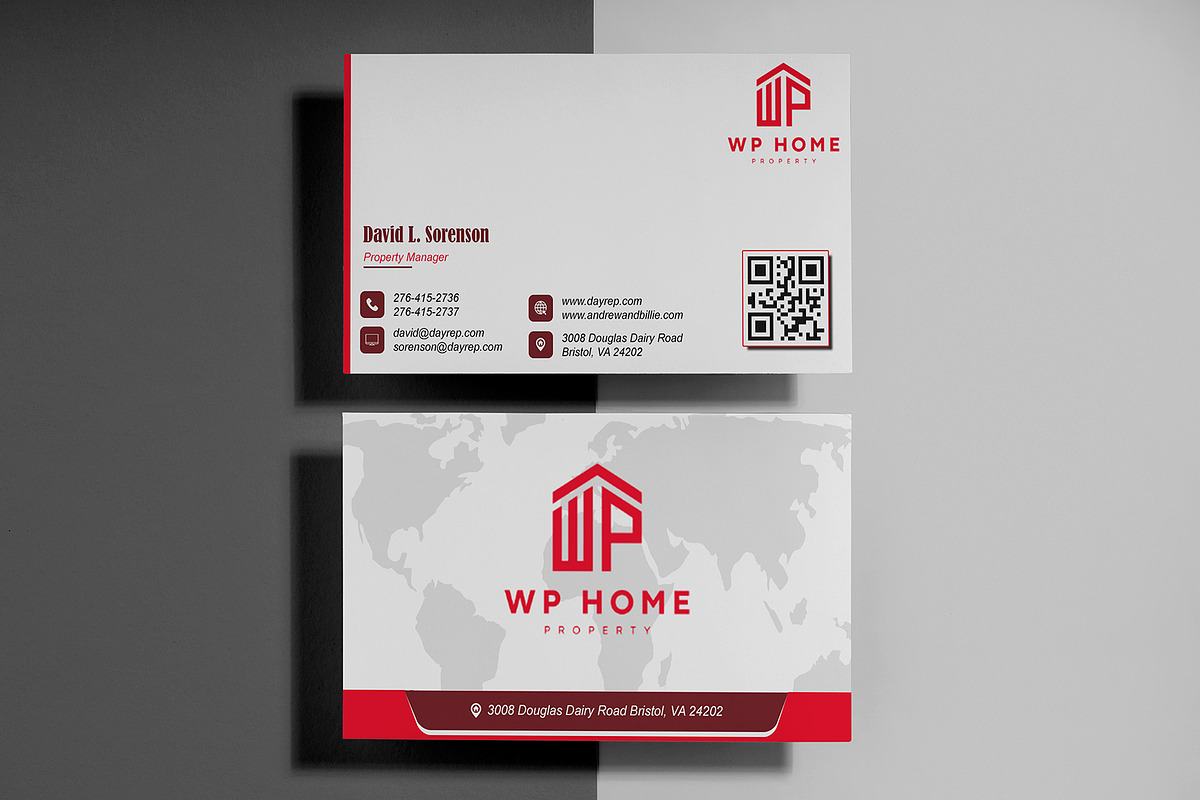 Double-Sided Profile Card Template