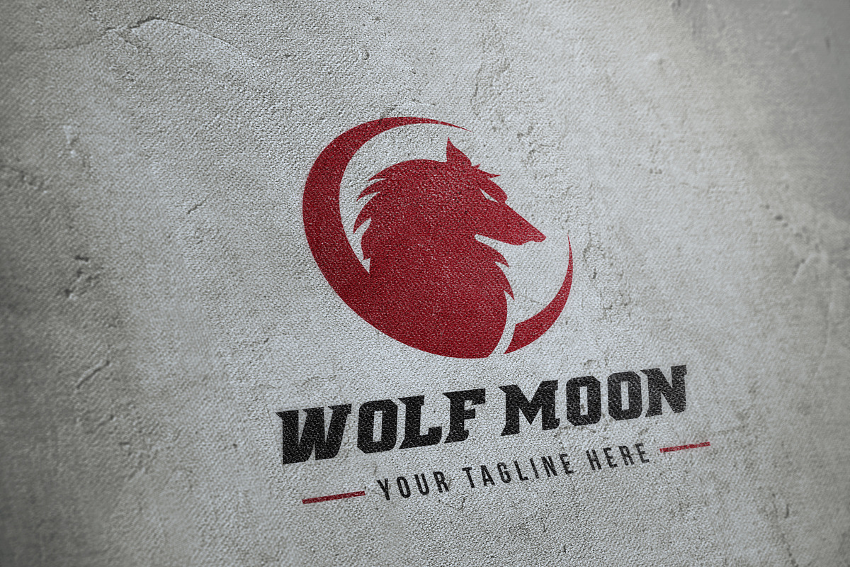 Wolf Moon Logo, a Branding & Logo Template by Vectorwins Premium Shop
