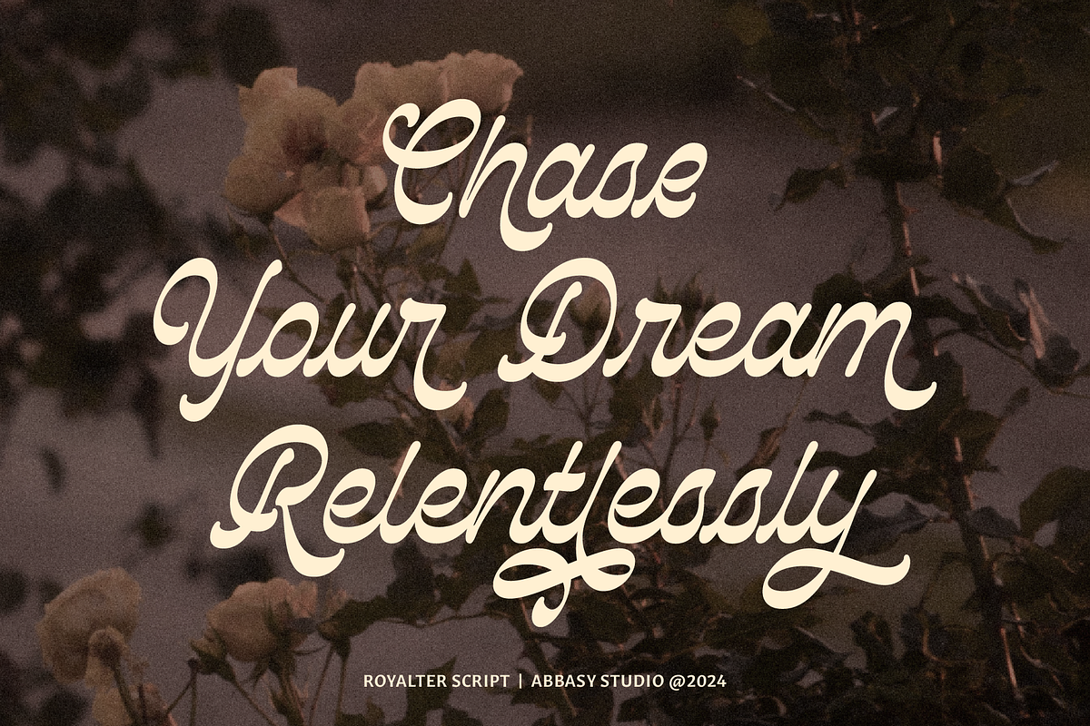 Royalter Script, a Script Font by Abbasy Studio | Creative Market