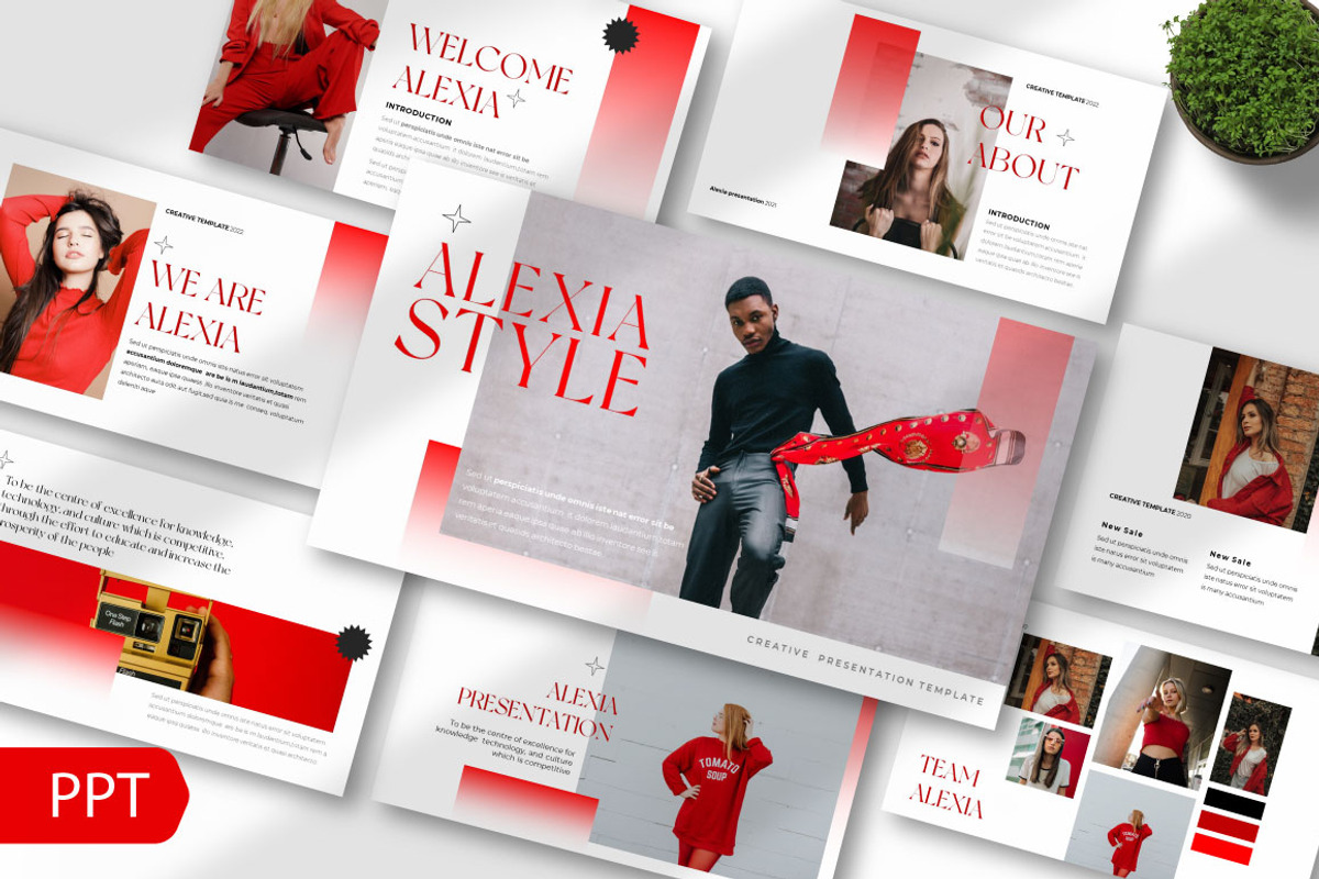 Alexia powerpoint template, a Presentation Template by nyilstudio
