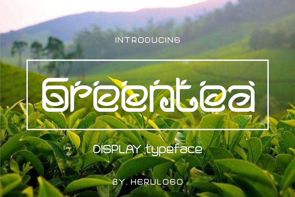 Greentea Display Typeface, a Font by herulogo