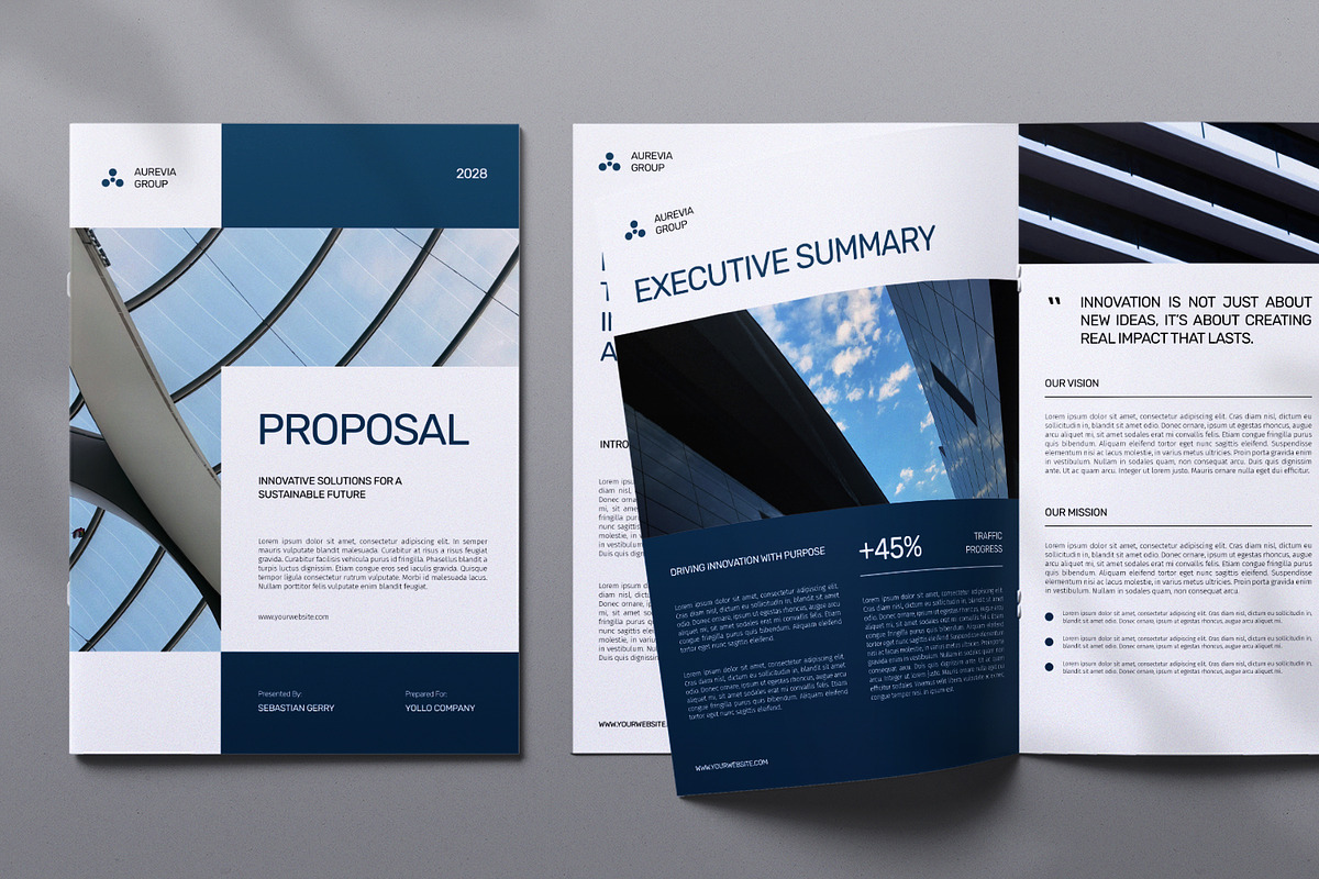 Project Proposal Template, a Magazine Template by Portocraft