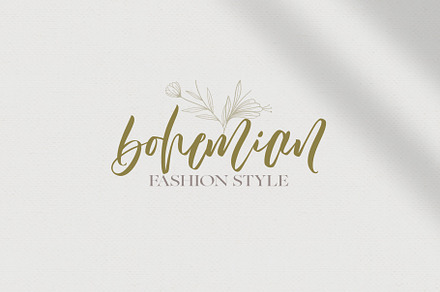 Flourish Script, a Script Font by joelmaker