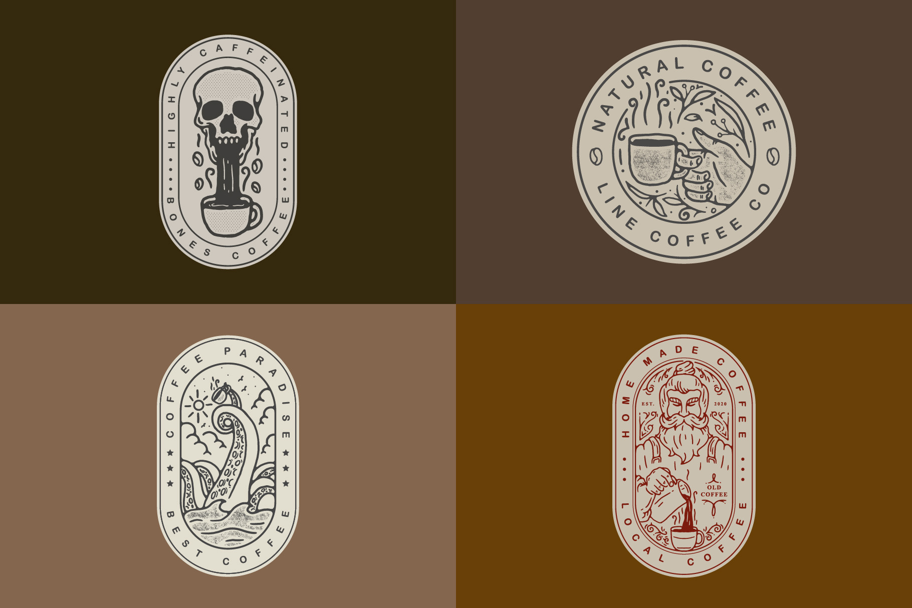 Vintage Hand Drawn Coffee, an Object Graphic by Sandewo