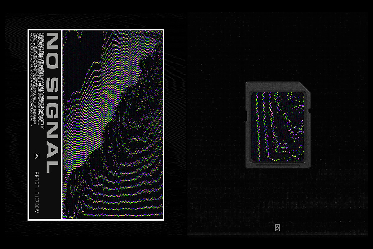 No Signal 002, a Texture Graphic by the7dew