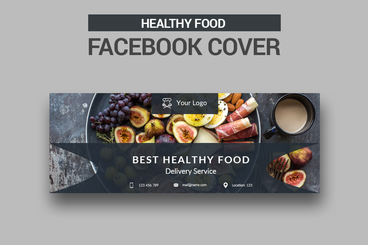 Healthy Food Facebook Cover - SK, a Social Media Template by UNIK Agency
