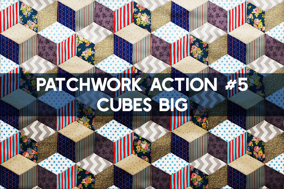 PATCHWORK Effect Photoshop TOOLKIT, a Layer Style Add-On by Graphic Spirit