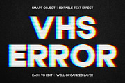 VHS Glitch Text Effect, a Layer Style Add-On by dokudokunomi
