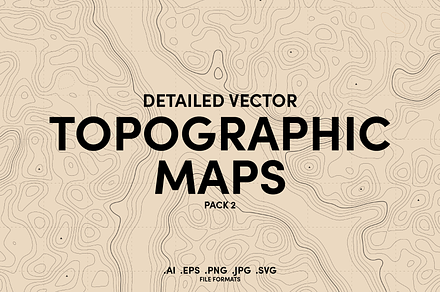 Topographic map, a Texture Graphic by Lina_Lisichka