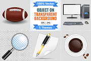Objects on Transparent Background, an Education Illustration by TAlex