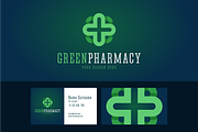 Green pharmacy logo | Branding & Logo Templates ~ Creative Market