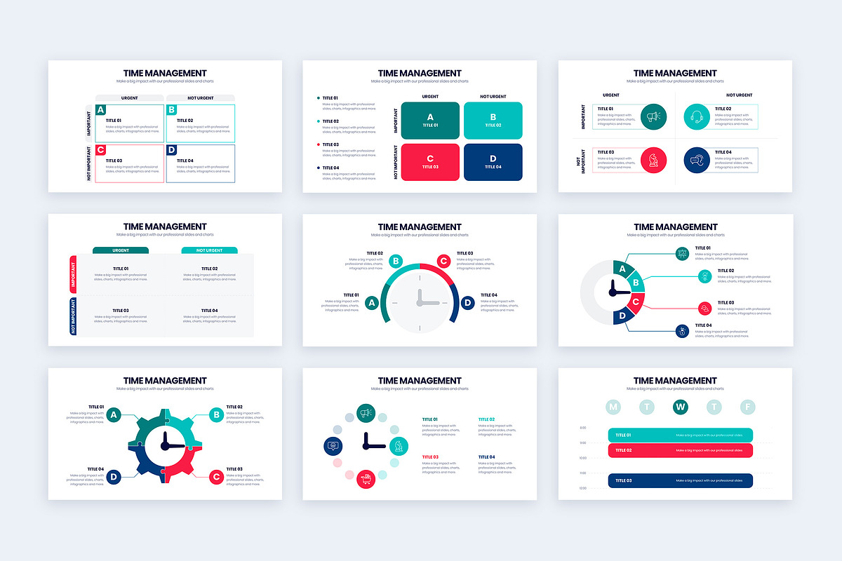 Time Management Powerpoint Template, a Presentation Template by Slidesmash