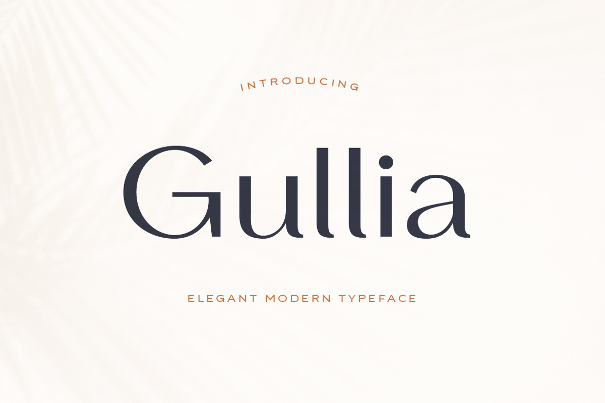 Gullia Elegant Typeface