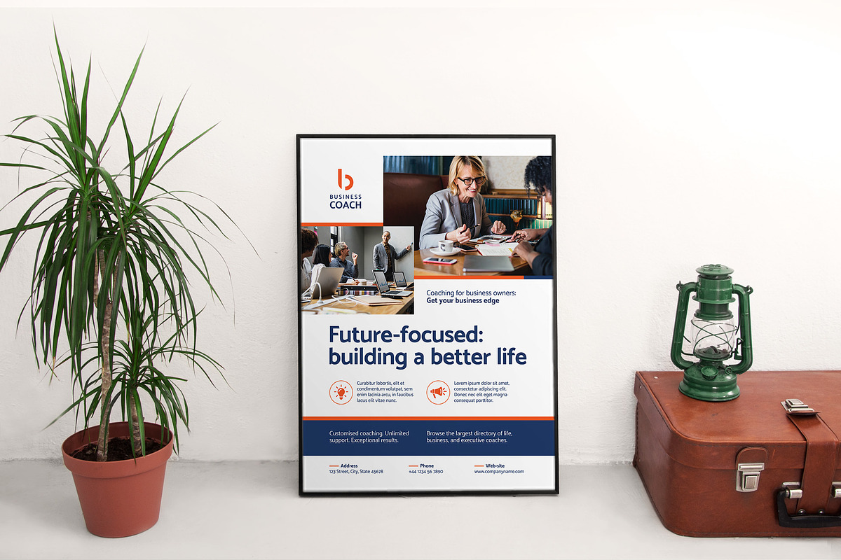 Business Coach Print Pack, a Poster Template by TemplatesNow!
