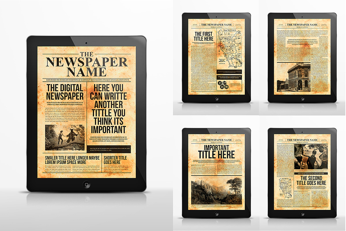 The Digital Newspaper, a Magazine Template by Luuqas Design