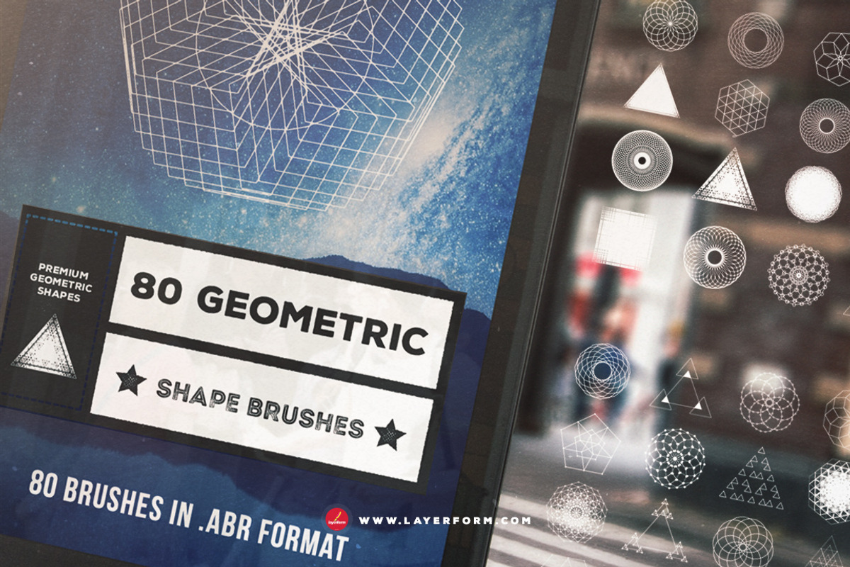 The Geometric Design Bundle, an Object Graphic by Layerform Design Co.