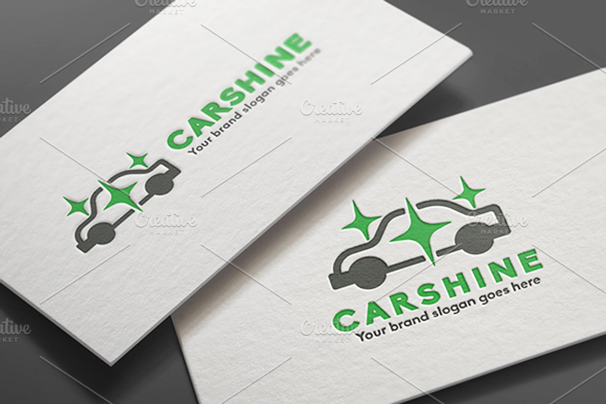 Car Shine Logo, a Branding & Logo Template by WheelieMonkey