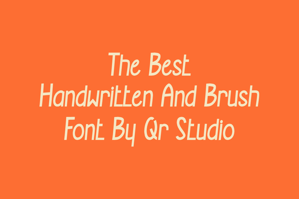 Muncies Rango Font, a Handwritten Font by QR Design Studio