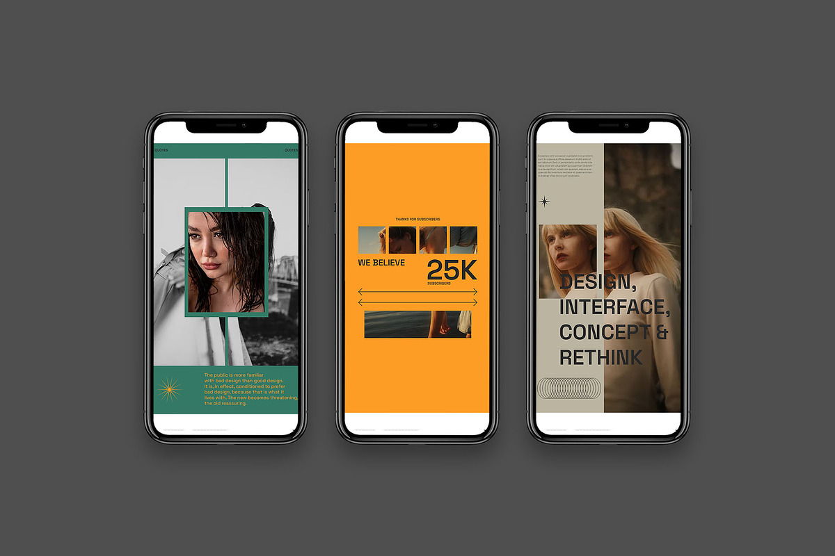 Joren Style Instagram Template | PSD, a Social Media Template by Azruca
