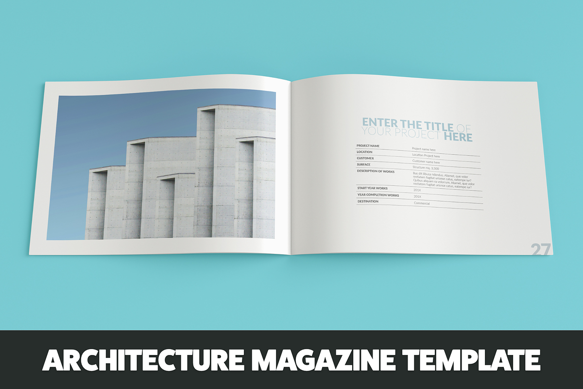 Architecture Presentation Template, a Presentation Template by TemplateLab