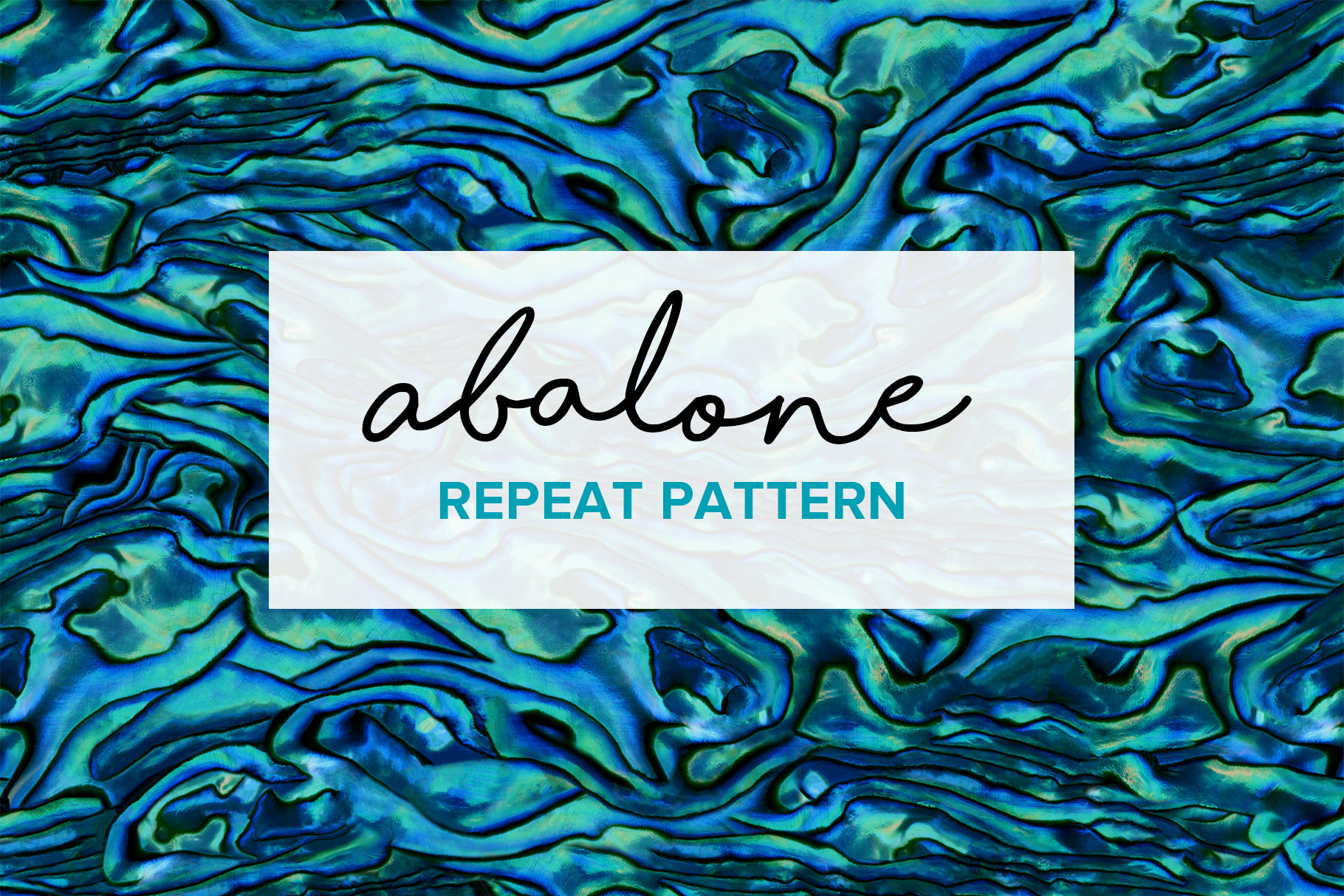 Iridescent Abalone Repeat Pattern