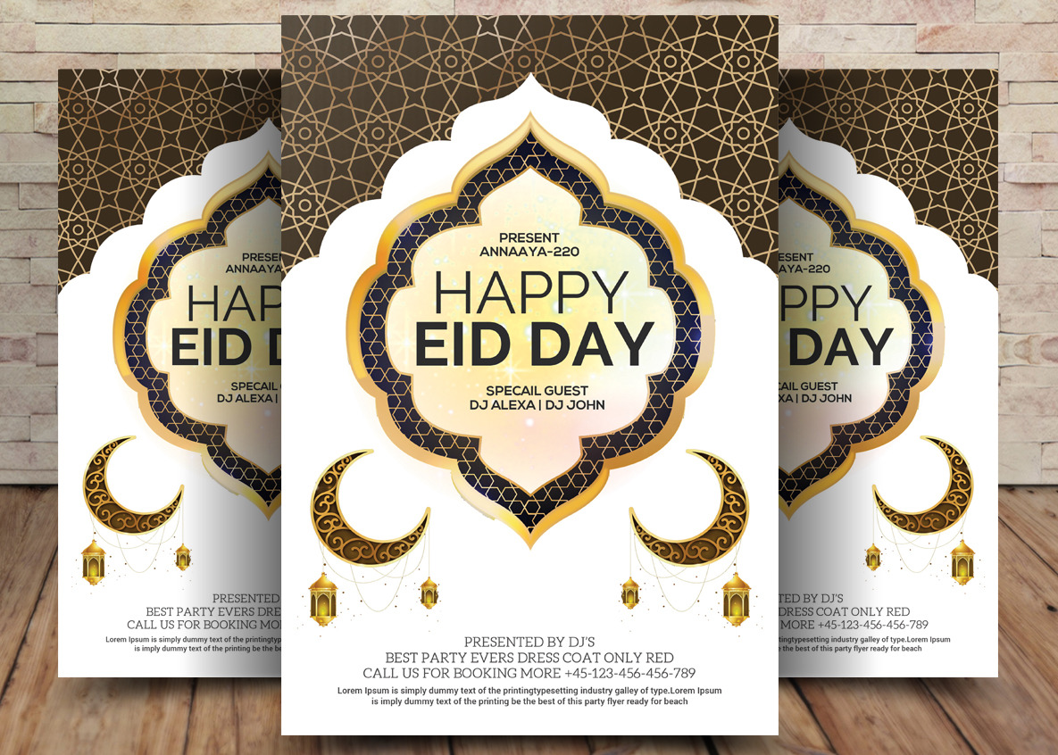 Eid Mubarak Flyer, a Flyer Template by graphicforest