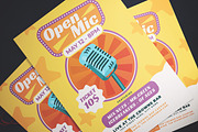 Open Mic Flyer | Flyer Templates ~ Creative Market