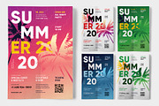 Summer Event Poster Template #4, a Flyer Template by Danil Polshin