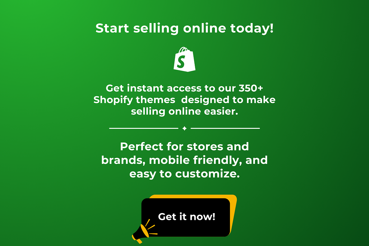 350+ Shopify themes & templates | Creative Market