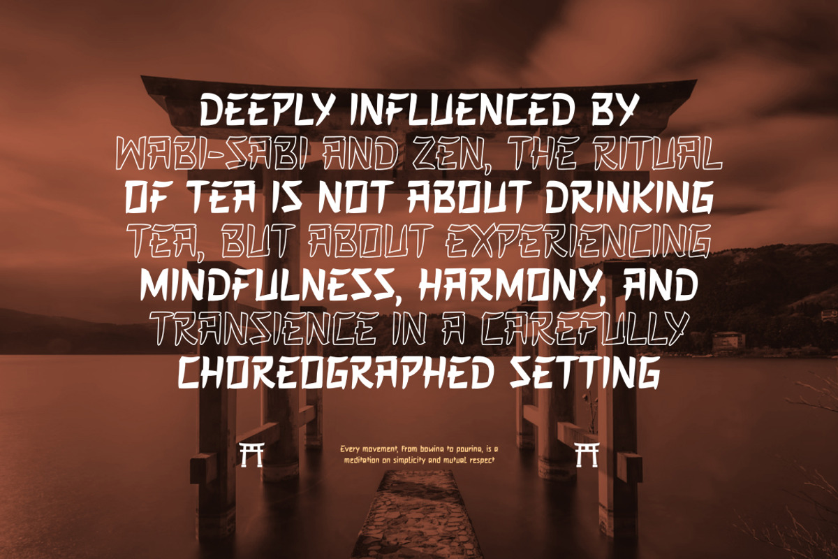 Takayama Japanese Display Style Font, a Sans Serif Font by catalystco ...