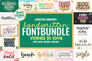 Handwritten Font Bundle | 20 Fonts