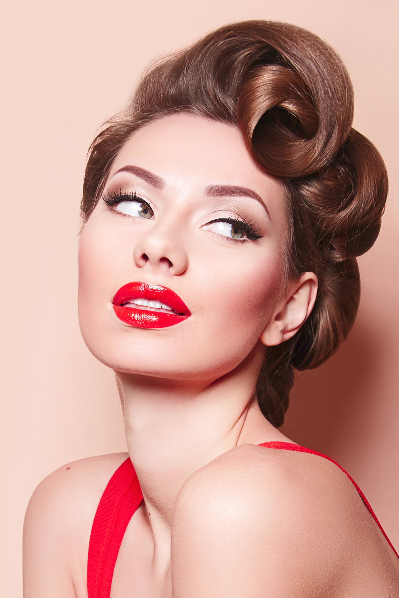 Beautiful girl in retro style., a Beauty & Fashion Photo by Yurkova ...